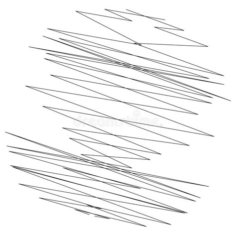 Geometric Crisscross Zigzag Edgy Lines Element Wavy Waving Random Lines Stripes Stock