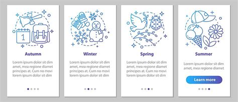 Linear Concept Onboarding Page Screen For Mobile App Exploring Human Emotions Vector Idea