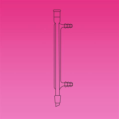 Jacketed Condenser West With Narrow Annular Space For Fast Coolant