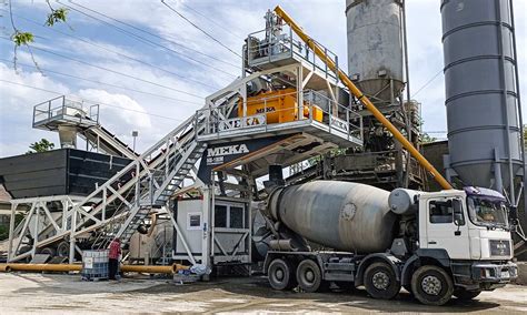 محطة خلط الخرسانة المتنقلة M100 Meka Meka Title