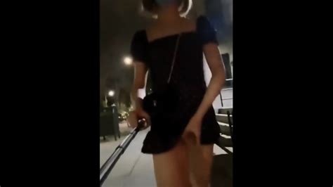 Super Crazy Asian Shemale Flashing Her Cock On The Stre Eporner