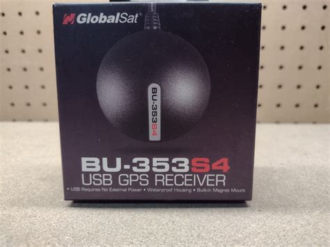 Globalsat Bu 353 S4 Usb Gps Receiver Black For Sale Online Ebay