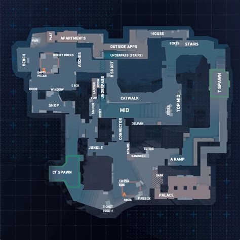 All Mirage Map Callouts In CS GO Dot Esports