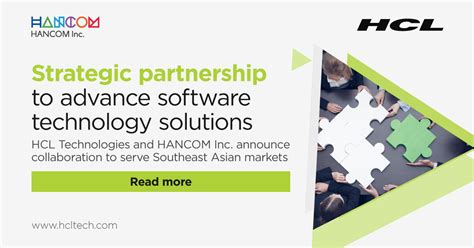 Hcltech On Linkedin Hcl Technologies And Hancom Inc A Leading S Korean Software Firm Sign A…