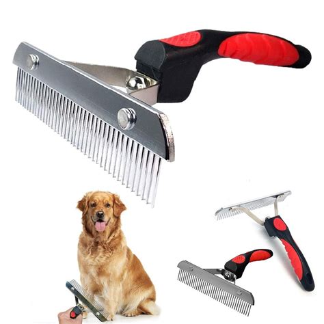 Undercoat Rake For Dogs Extra Large Rake Comb Long Hair Dog Rake With
