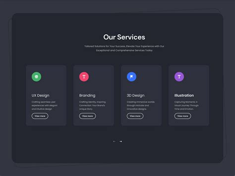 Our Services Section By Eleyas Hasan 🏅 On Dribbble