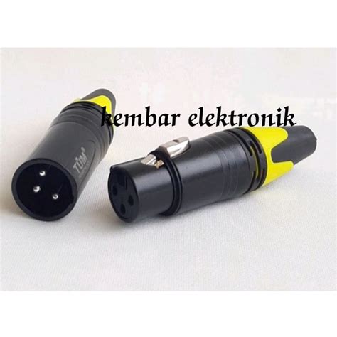 Jual Audio Jack Xlr Canon Socket Sepasang Bagus Shopee Indonesia