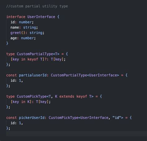 Mastering Typescript Utility Types My Custom Partial And Pick 👨‍💻 Ksk Basha