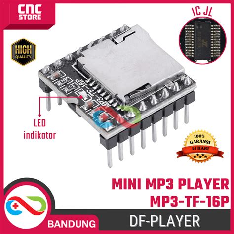 Jual Dfplayer Mini Mp3 Player Module Mp3 Tf 16p Modul Pemutar Mp3