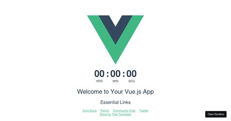 Vue Countdown Forked Codesandbox