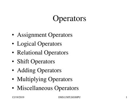 Ppt Vhdl Operators Overview Powerpoint Presentation Free Download Id9100401