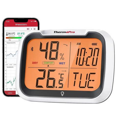 Digital Thermopro Indoor Hygrometer With App Tp393b For Industrial At Rs 2650 In Mumbai