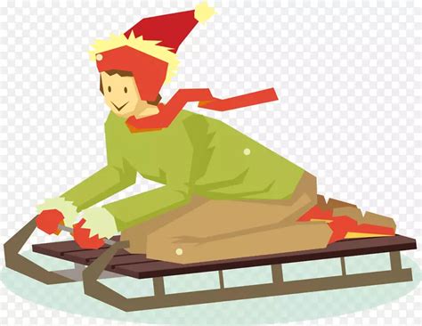 女孩的雪橇png图片素材下载图片编号7522564 Png素材网