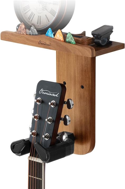 Guitar Wall Mount Auto Lock Guitar Hanger Wall Mount Wood