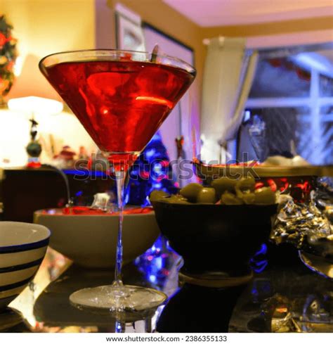Indoor Photo Rum Gin Martini Red AI-generated image 2386355133 ...