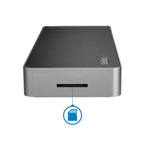 StarTech Com USB C Dock 4K Dual Monitor HDMI DisplayPort USB C Docking Station 60W PD SD 4xUSB
