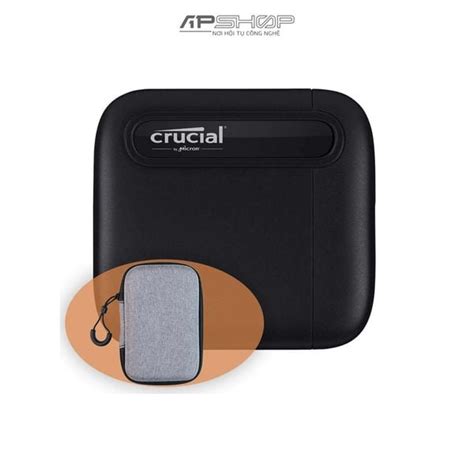 Ổ cứng SSD di động Crucial X6 Portable SSD Chính hãng APSHOP VN