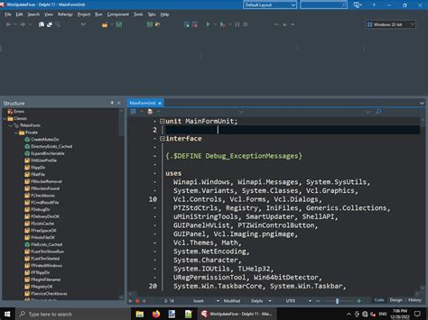 Massive Toolbar In Delphi 11 Rdelphi