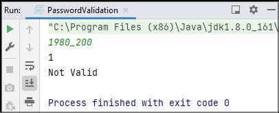 Write A Java Program To Validating Input Password Codebun