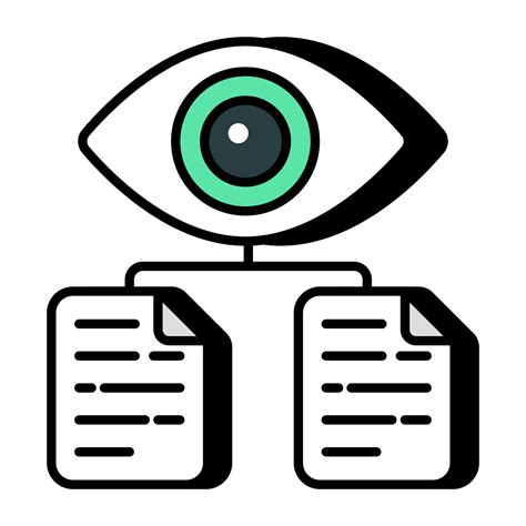 Trendy Vector Design Of Document Monitoring 23546756 Vector Art At Vecteezy