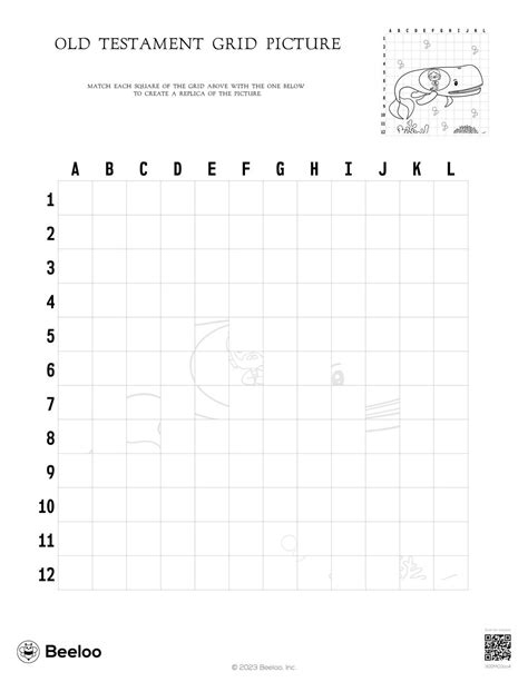 Old Testament Themed Grid Drawings Beeloo Printable Crafts And