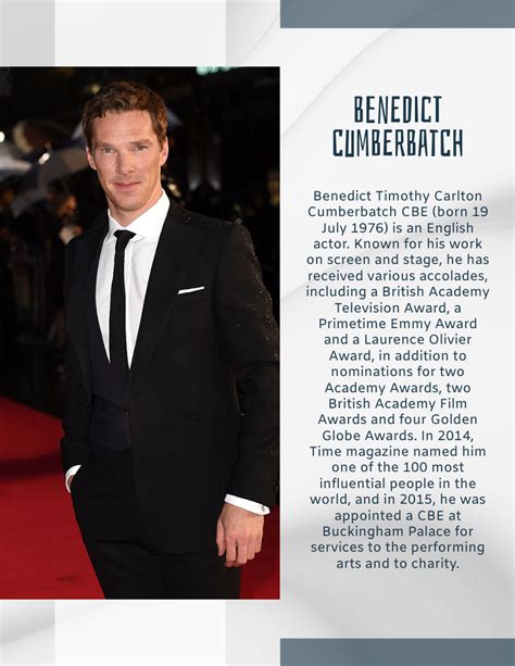 Tim Carlton And Benedict Cumberbatch