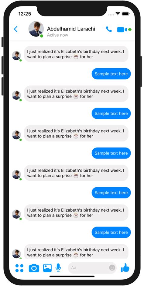 Github Abdelhamidlarachireact Native Messenger Facebook Messenger