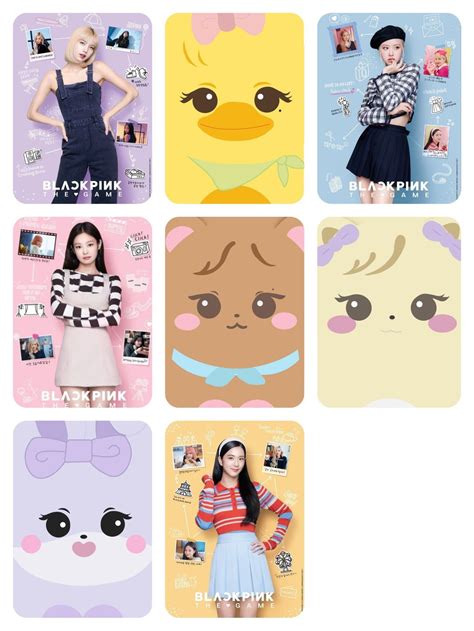 Blackpink Photocard Kart şablonu Kartlar Kart Yapımı