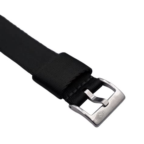 Jelsdal Vintage Military Single Pass Nylon Strap Black Chroonoo