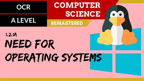13 OCR A Level H046 H446 SLR4 1 2 Need For Operating Systems YouTube