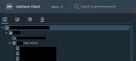 Hide Vms In The Hosts And Clusters View In The Vsphere Client Define