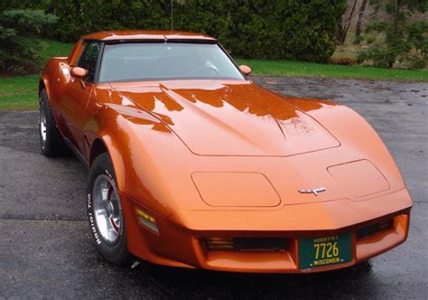 Orange Chevrolet Corvette C3