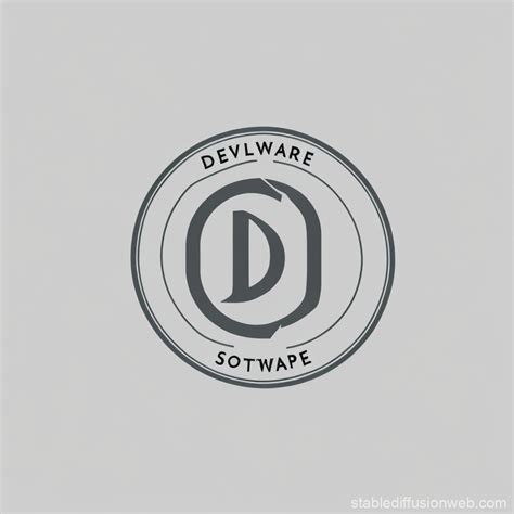 Software Developer Logo Stable Diffusion Online