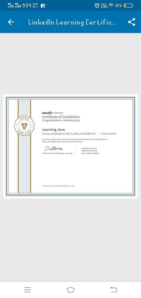 Mohanapriya P On Linkedin Thankyou Linkedinlearning