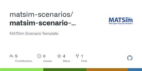Github Matsim Scenariosmatsim Scenario Template Matsim Scenario Template