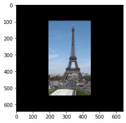 Python Numpy Image Crop One Side Fill With Black The Ther Stack Overflow