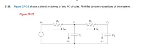 Solved Figure P Shows A Circuit Made Up Of Two Rc Chegg Com
