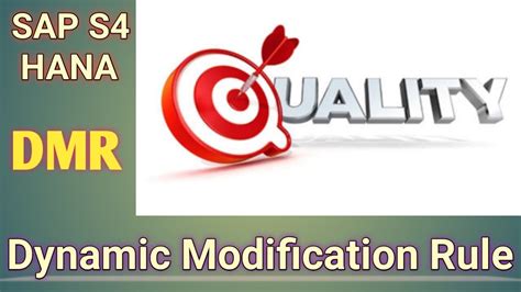 sap qm dynamic modification rule youtube