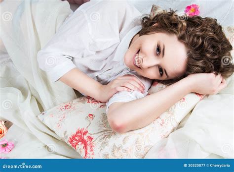 Beautiful Girl At Morning Stock Image Image Of Soft 30320877
