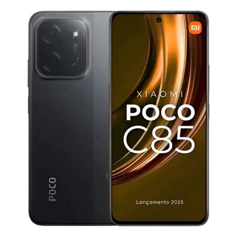 Xiaomi Poco C85 Preto 256gb 8gb Ram Dual Sim Frete Grátis