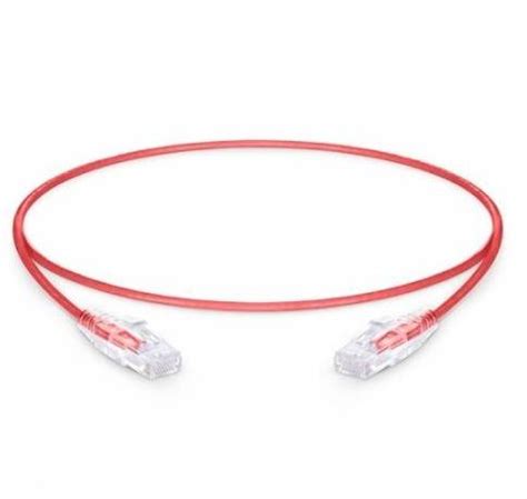 Cat6 Rj45 Patch Cord Utp 28awg Ulta Slim PVC Jacket Xx Meter Length Red Color At Rs 200 In Mumbai