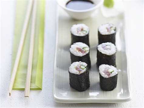 Tuna Cucumber Mini Maki Womens Weekly Food