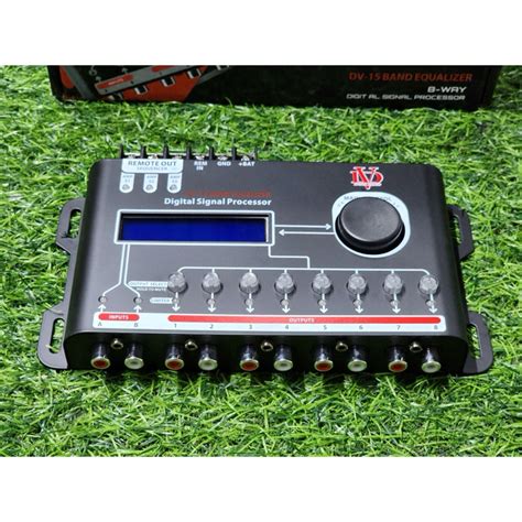 Dsp Dv 15 Band Equalizer 8 Way Digital Signal Processor เครื่องเสียงรถยนต์ Dsp ดิจิตอล Dv 15