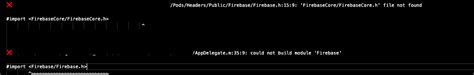 Do Not Building Ios App Firebase Doesnt Find Firebasecoreh · Issue