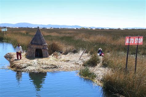 The Floating Islands Where The Uros Live On Lake Titicaca A City A Month