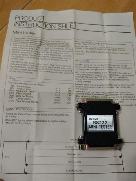 RS mini tester RS RS 電腦科技 商務用科技產品 Carousell