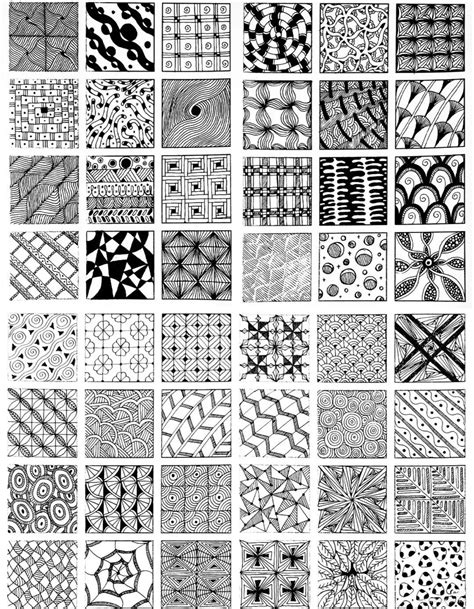 Zen Doodle Patterns Controlling The Pen