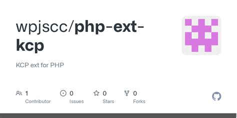 github wpjscc php ext kcp kcp ext for php
