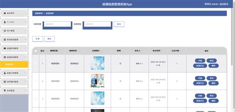 精品基于uniapp springboot疫情资讯信息管理系统app 新闻 csdn博客