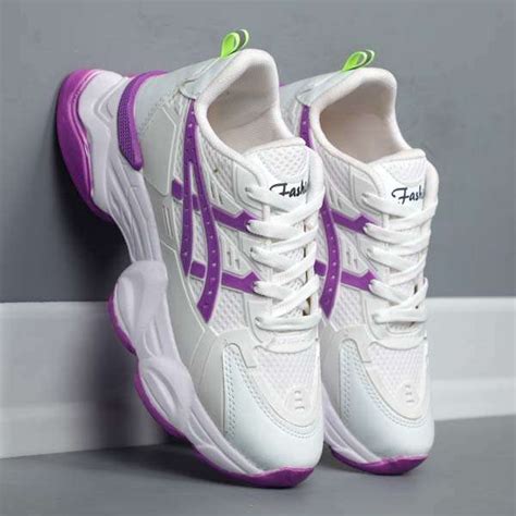 خرید و قیمت کتونی دخترانه اسیکس ستاره سفید بنفش